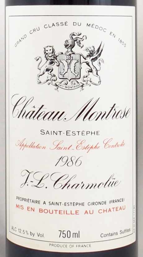 【完売】1986年 シャトー モンローズ CHATEAU MONTROSE