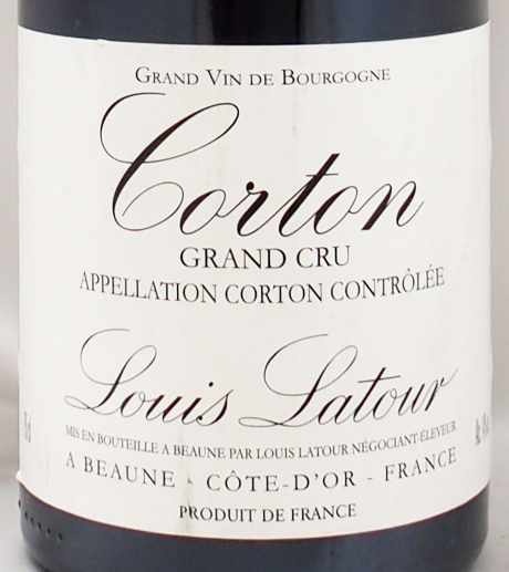 【完売】2004年 コルトン グラン クリュ ルイ・ラトゥールCORTON GRAND CRU DOMAINE LOUIS LATOUR