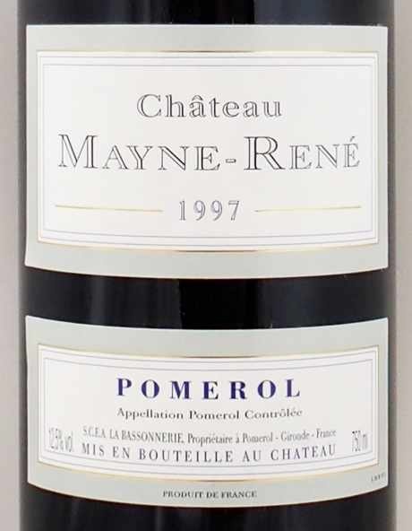 1997年 シャトー メイヌ ルネ CHATEAU MAYNE RENE の販売[ヴィンテージワインショップのNengou-wine.com]