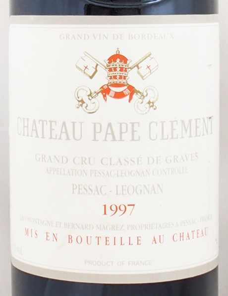 【完売】1997年 シャトー パプ クレマン CHATEAU PAPE CLEMENT